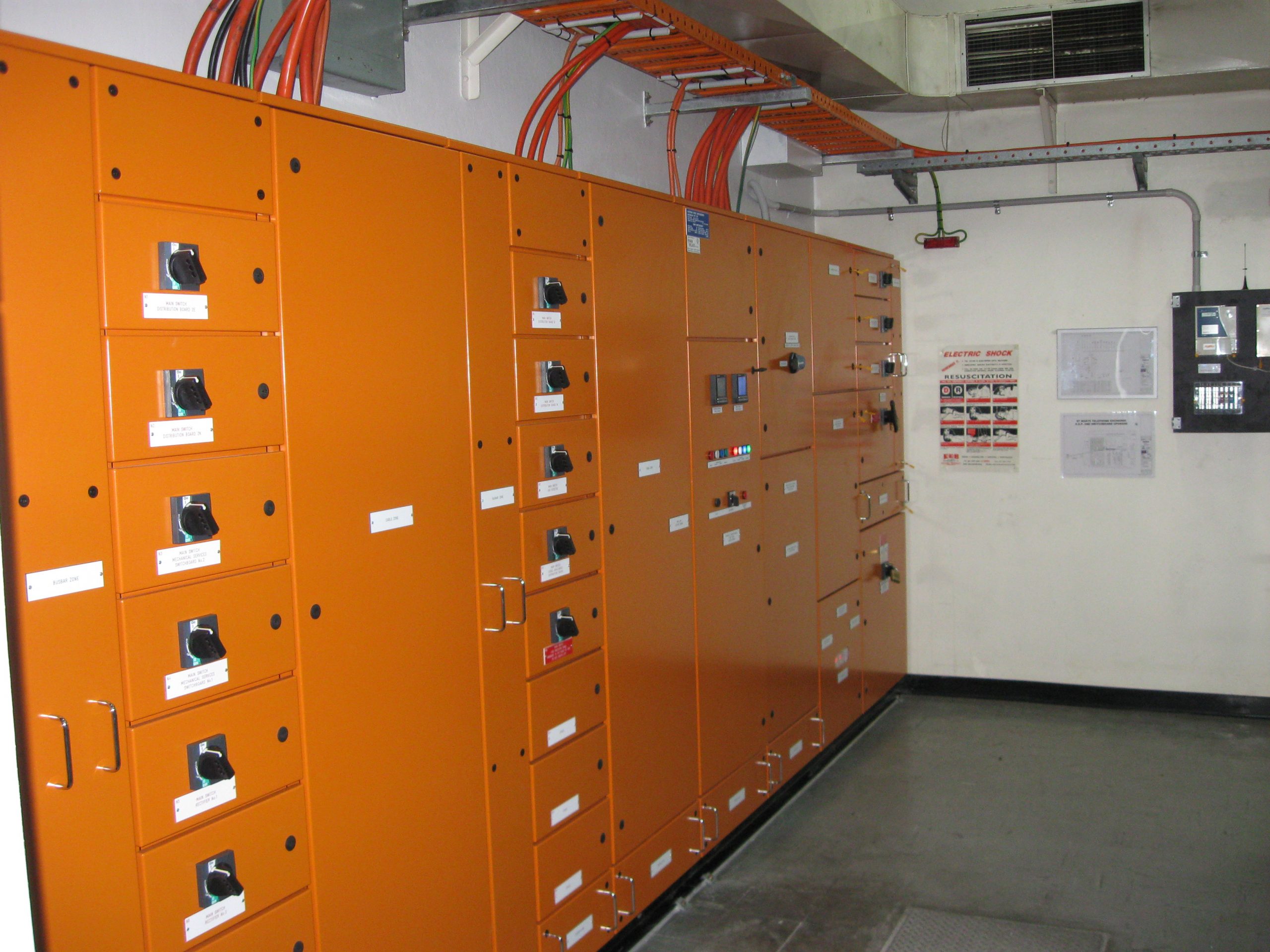 Main switchboard upgrade at St Mary's telecom facility- Ryan Wilks